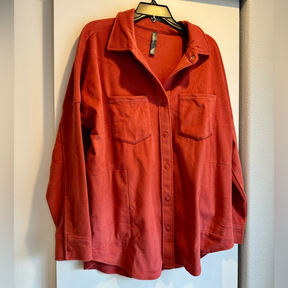Mondetta | Tops | Nwot Soft Snap Front Shirtjacket | Poshmark